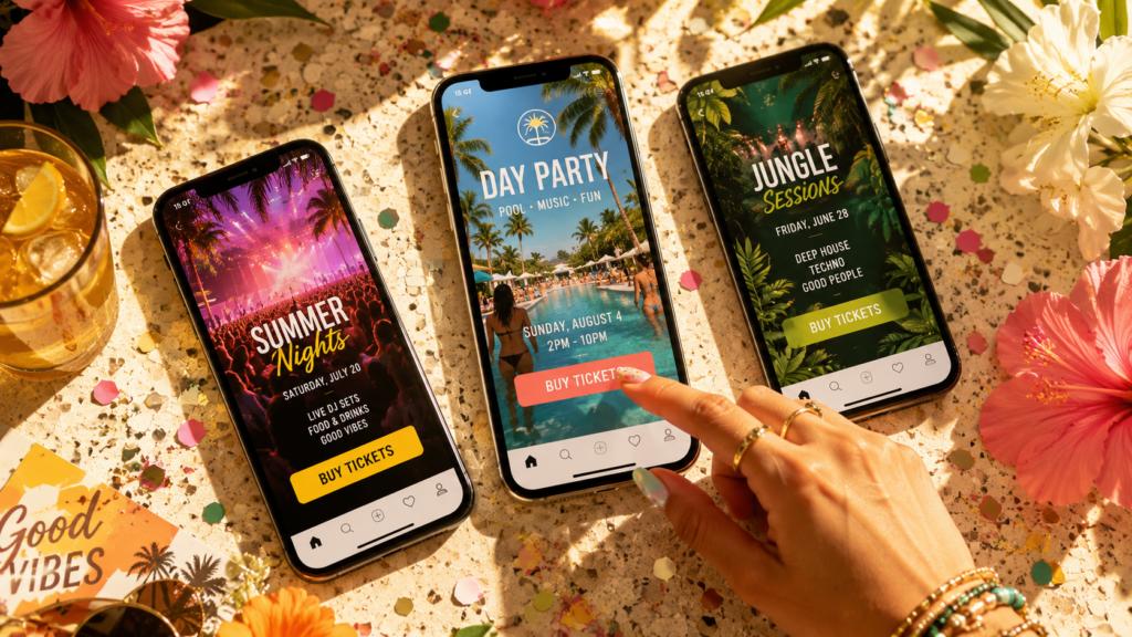How to Sell Event Tickets on Instagram, TikTok, and WhatsApp